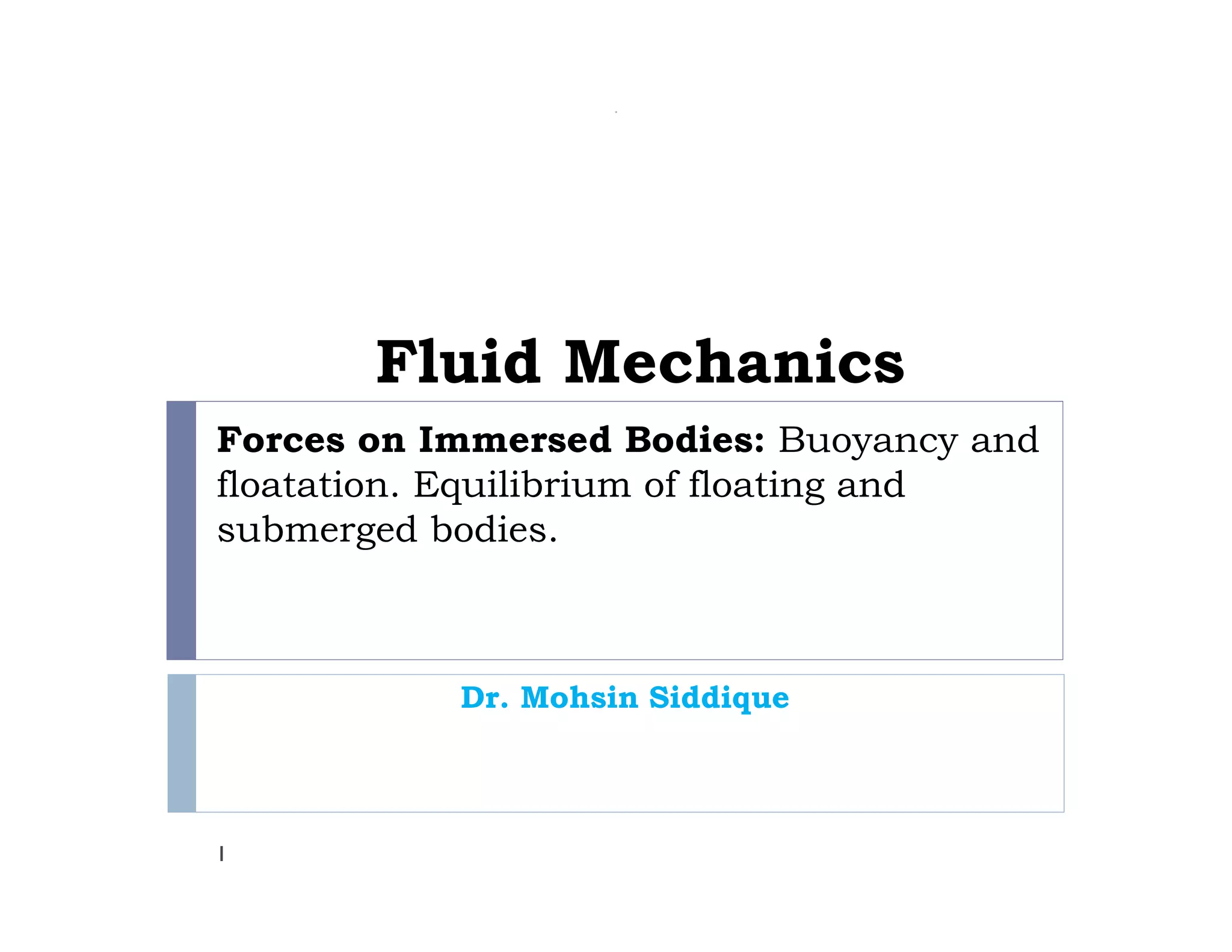 Buoyancy and floatation | PDF