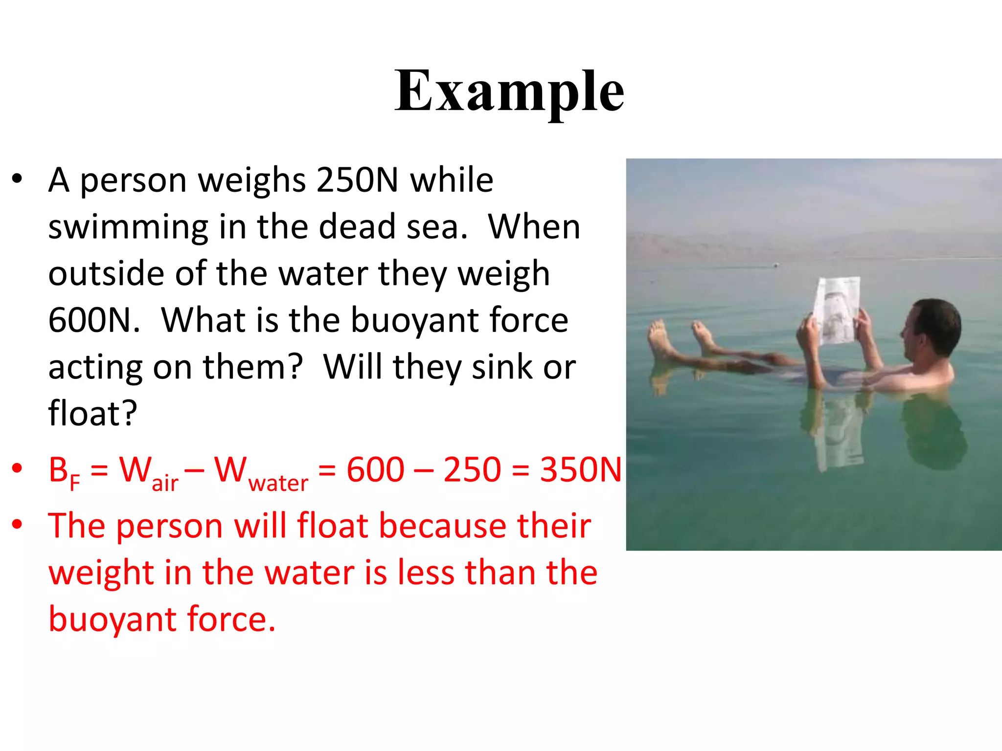 Buoyancy & floatation | PPTX