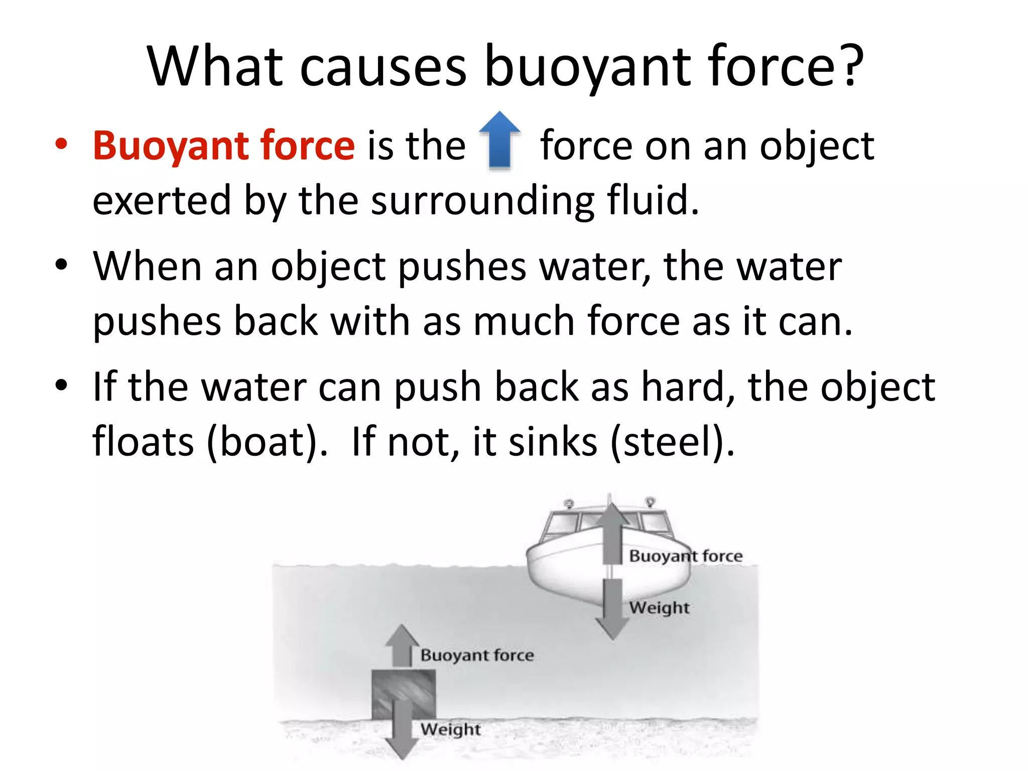 Buoyancy & floatation | PPTX