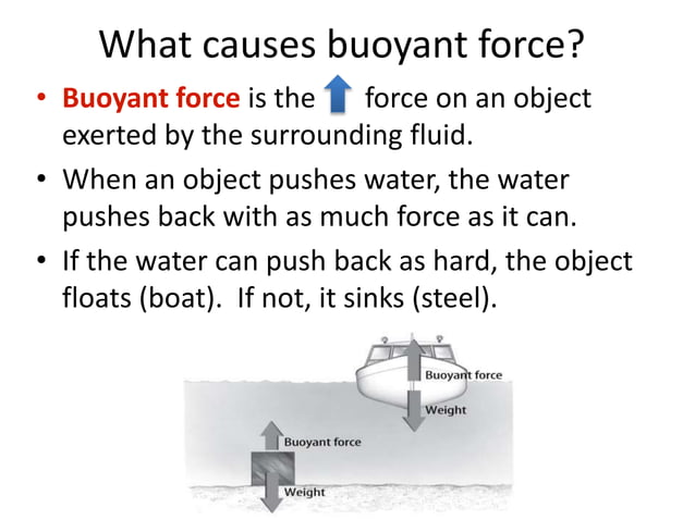 Buoyancy & floatation | PPTX | Physics | Science