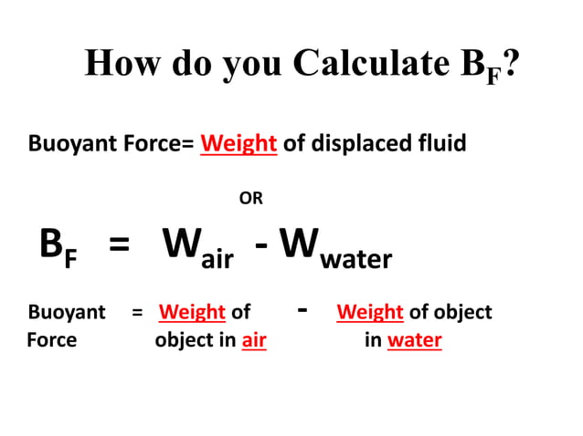 Buoyancy & floatation | PPTX | Physics | Science