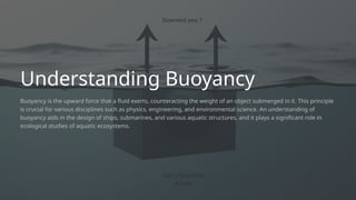Buoyancy presentation an upward force.pptx