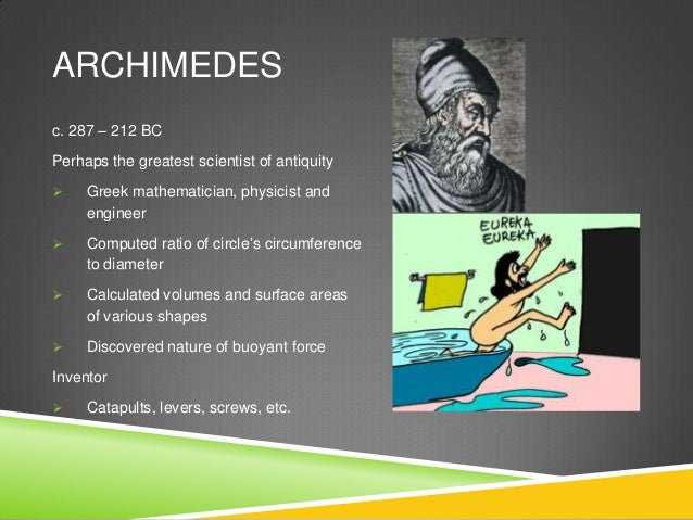 Buoyant force & archimedes principle Buoyant force & archimedes principle