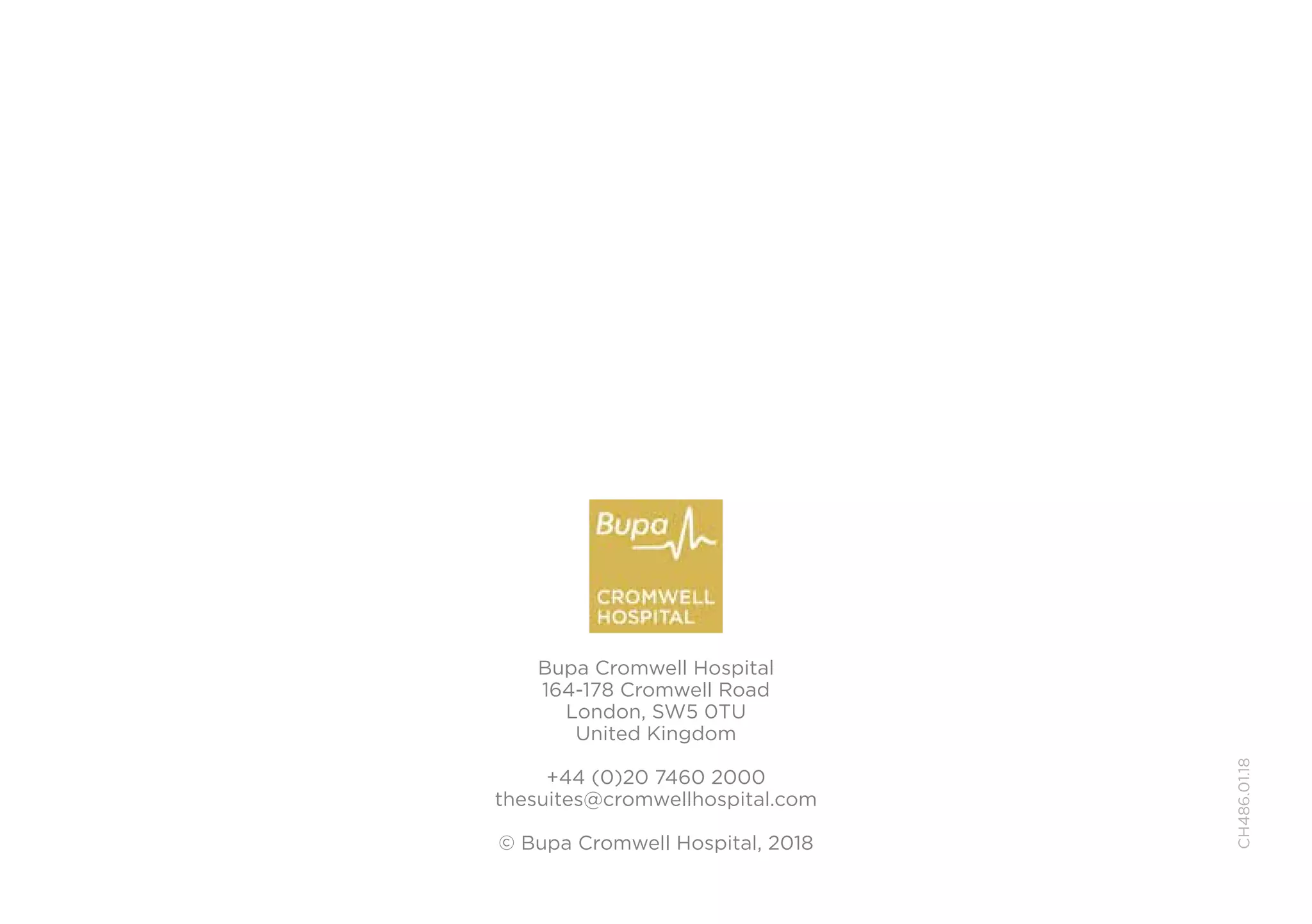 Bupa Cromwell Hospital, London | PDF