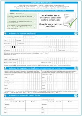 Pacific Prime - Bupa Lifeline Application Form | PDF