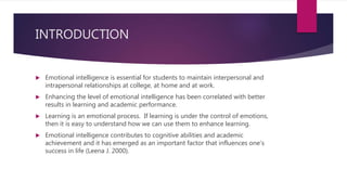 Emotional Intelligence | PPTX
