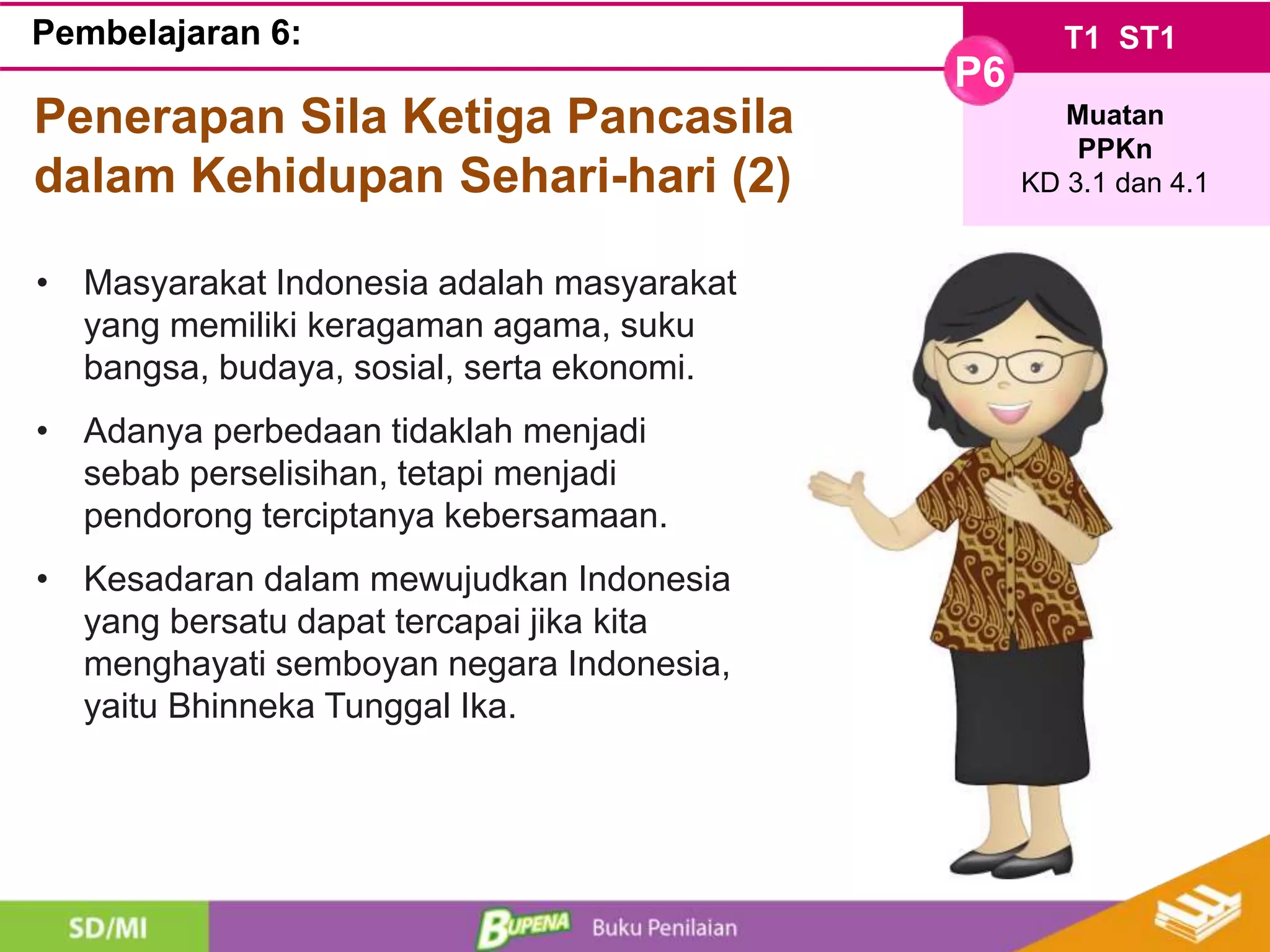 Bupena tema 1 subtema 1 PPKn | PPT