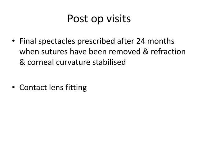 Penetrating keratoplasty by pushkar dhir | PPT
