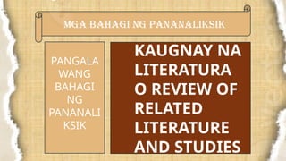 Paggawa o Pagsulat ng Unang Burador o Draft | PPTX