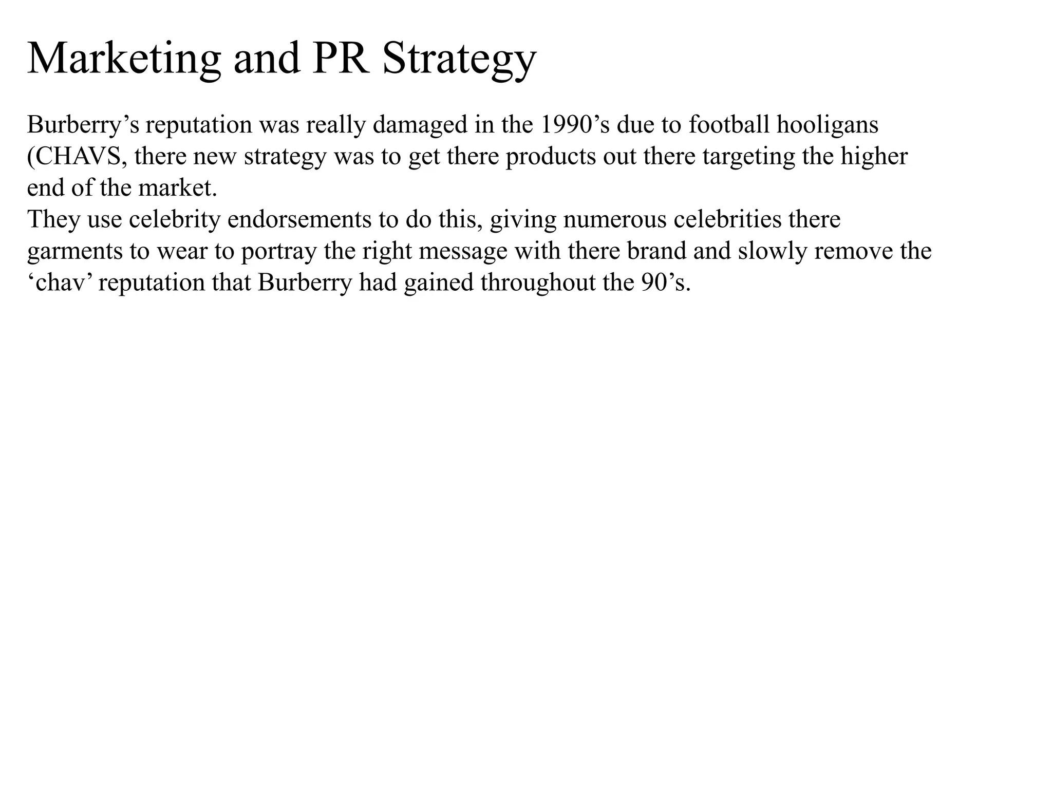 Burberry Research | PPTX