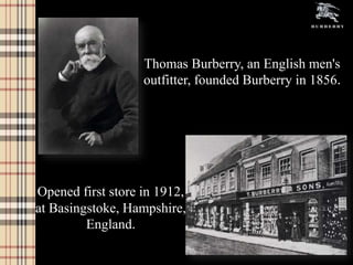 Burberry: A Study on the Brand | PPTX