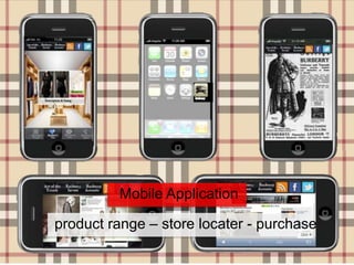 Burberry Digital Startegy | PPTX