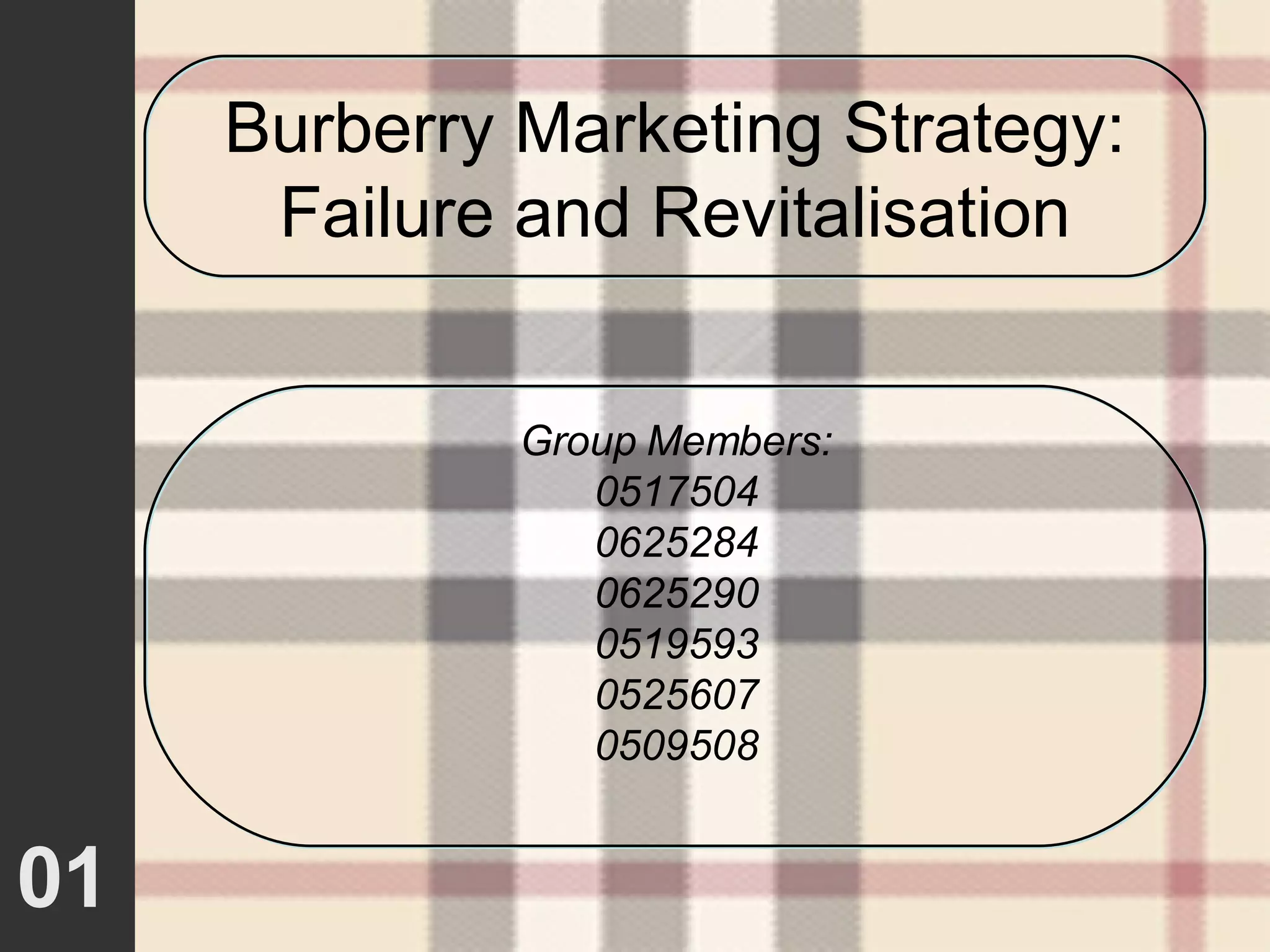 Burberry uprise and downfall | PPT