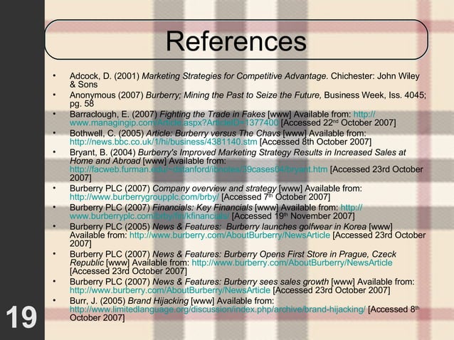 Burberry uprise and downfall | PPT