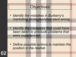 Burberry uprise and downfall | PPT