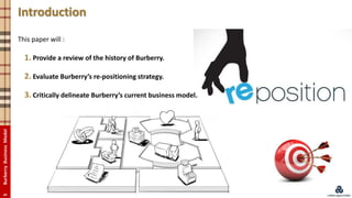Burberry Business Model | PPSX