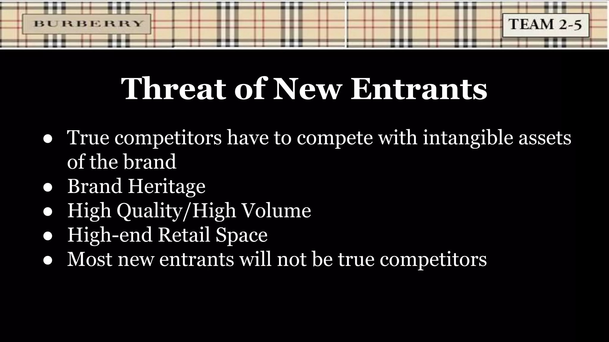 Burberry External Company Analysis | PPTX