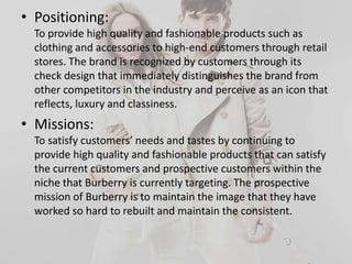 Burberry university of strathclyde | PPT
