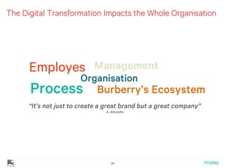 Burberry, The Digital Enterprise | PDF