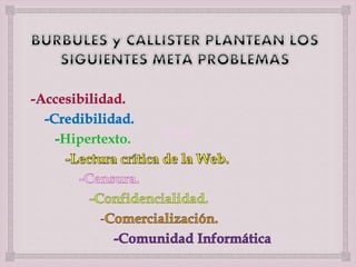 Burbules, nicholas y callister, thomas ( | PPTX