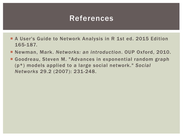 Synthetic Data Generation Using Exponential Random Graph Modeling Ppt 4131