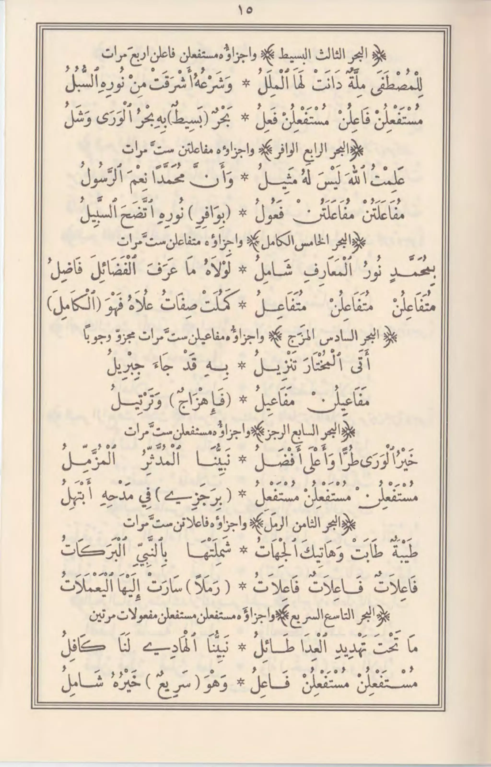 Burda tul madeeh by allama shaikh yousuf bin ismaeel al nabhani r.a. | PDF | Islam | Religion ...