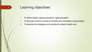Burden disease among elder person | PPTX