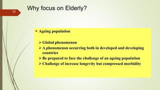Burden disease among elder person | PPTX