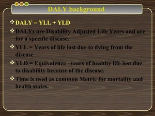 Burden of disease and determinants of health | PPT