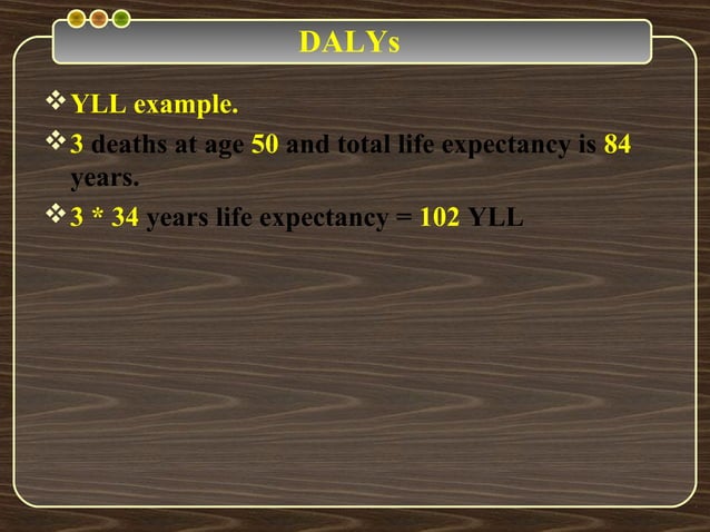 Burden of disease and determinants of health | PPT