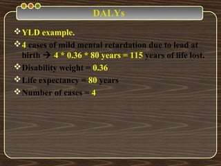 Burden of disease and determinants of health | PPT