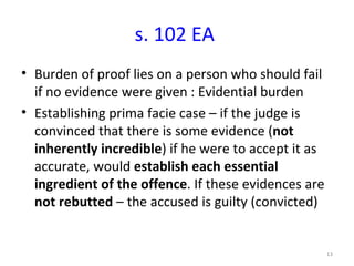 Burden of proof | PPT