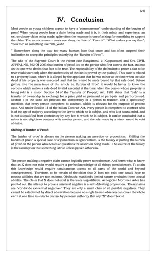 Burden Of Proof Fallacy