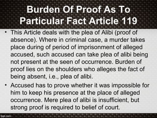 Burden of proof ppt | PPT