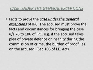 BURDEN OF PROOF PPT and it's shifting onus | PPTX