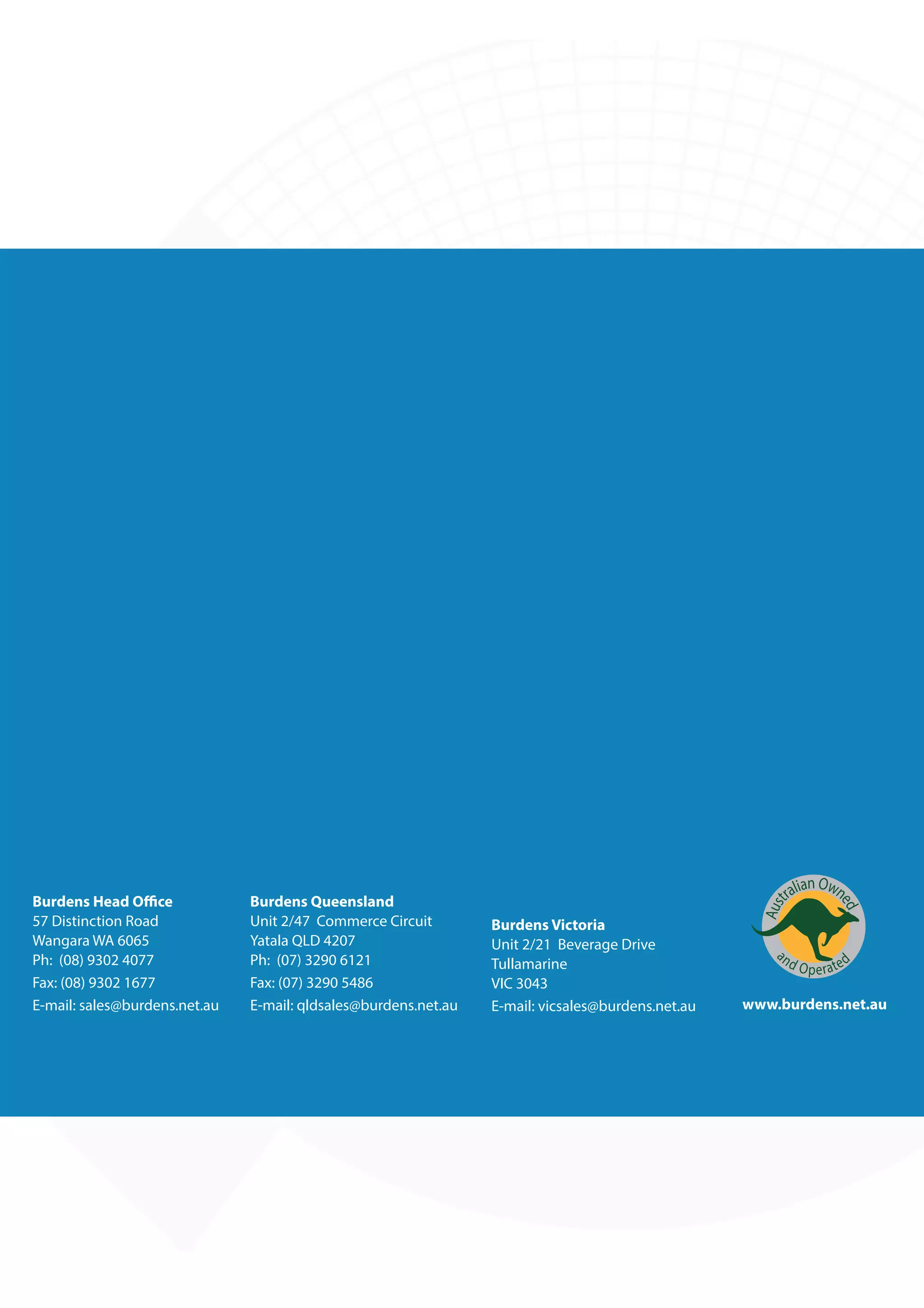 Burdens Australia remedial solutions | PDF