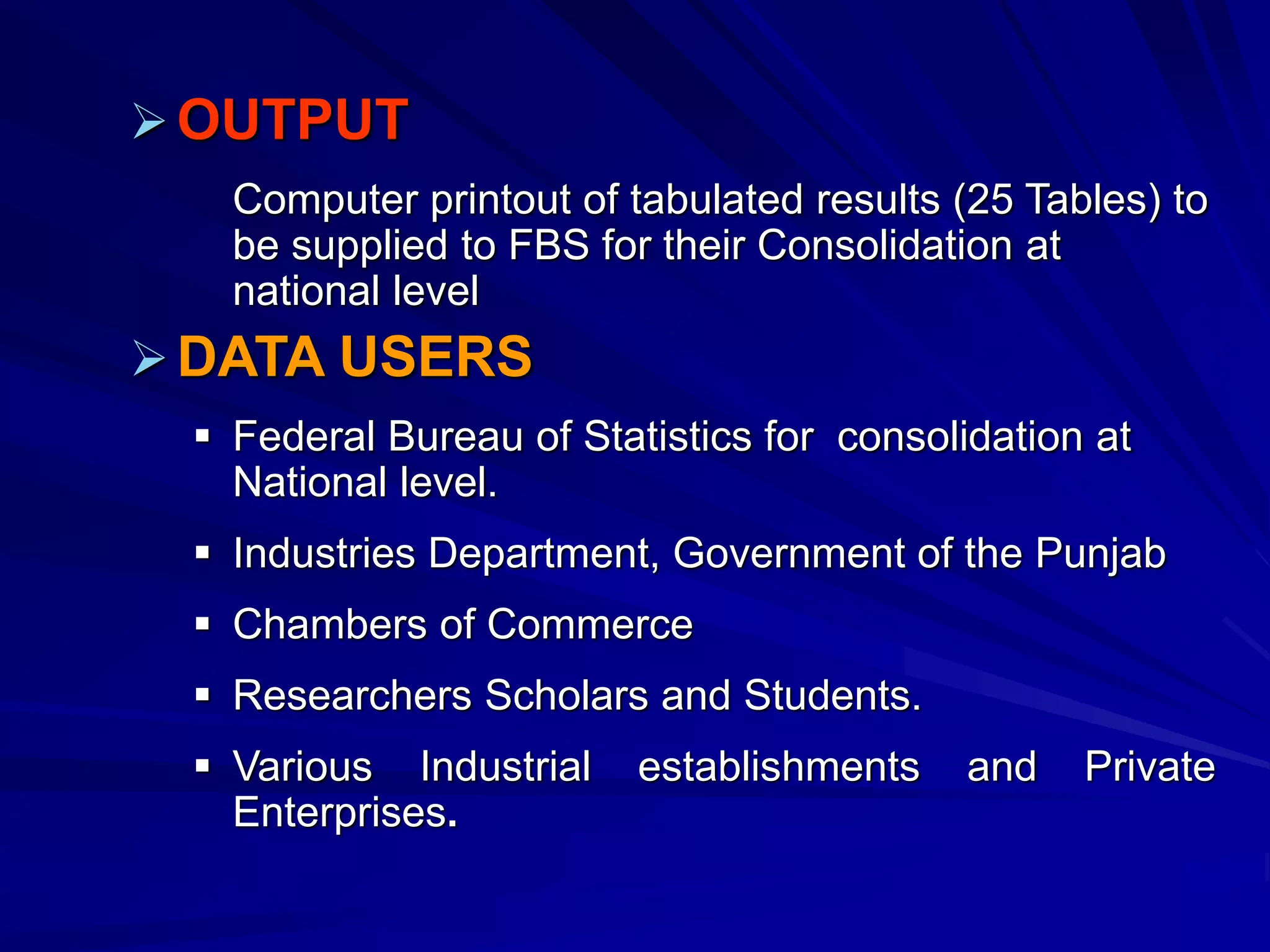 Bureau statistics-shamim-rafique | PPT