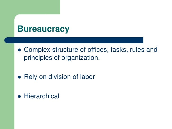 Bureaucracy Examples
