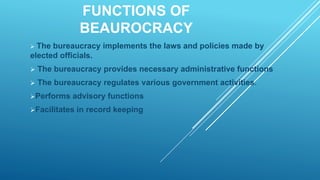 Bureaucracy | PPT