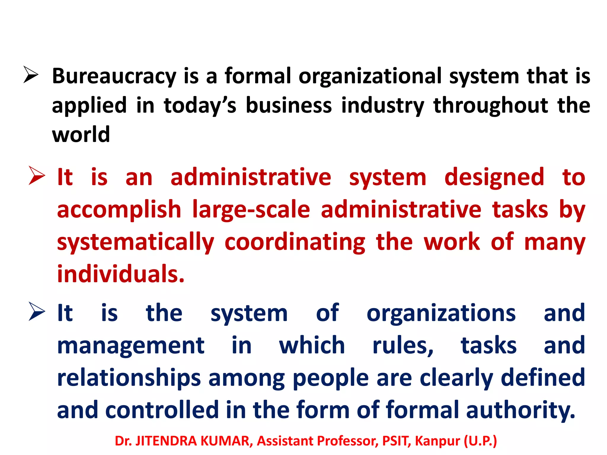 Bureaucracy | PPTX