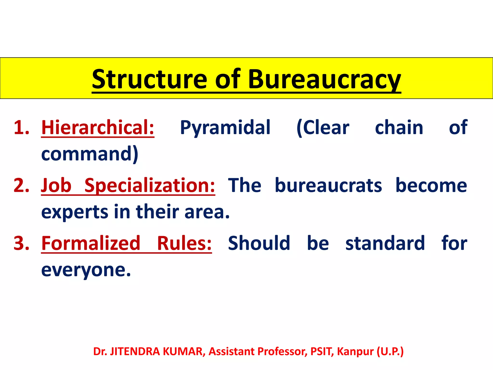 Bureaucracy | PPTX