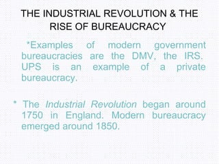 Bureaucracy | PPT