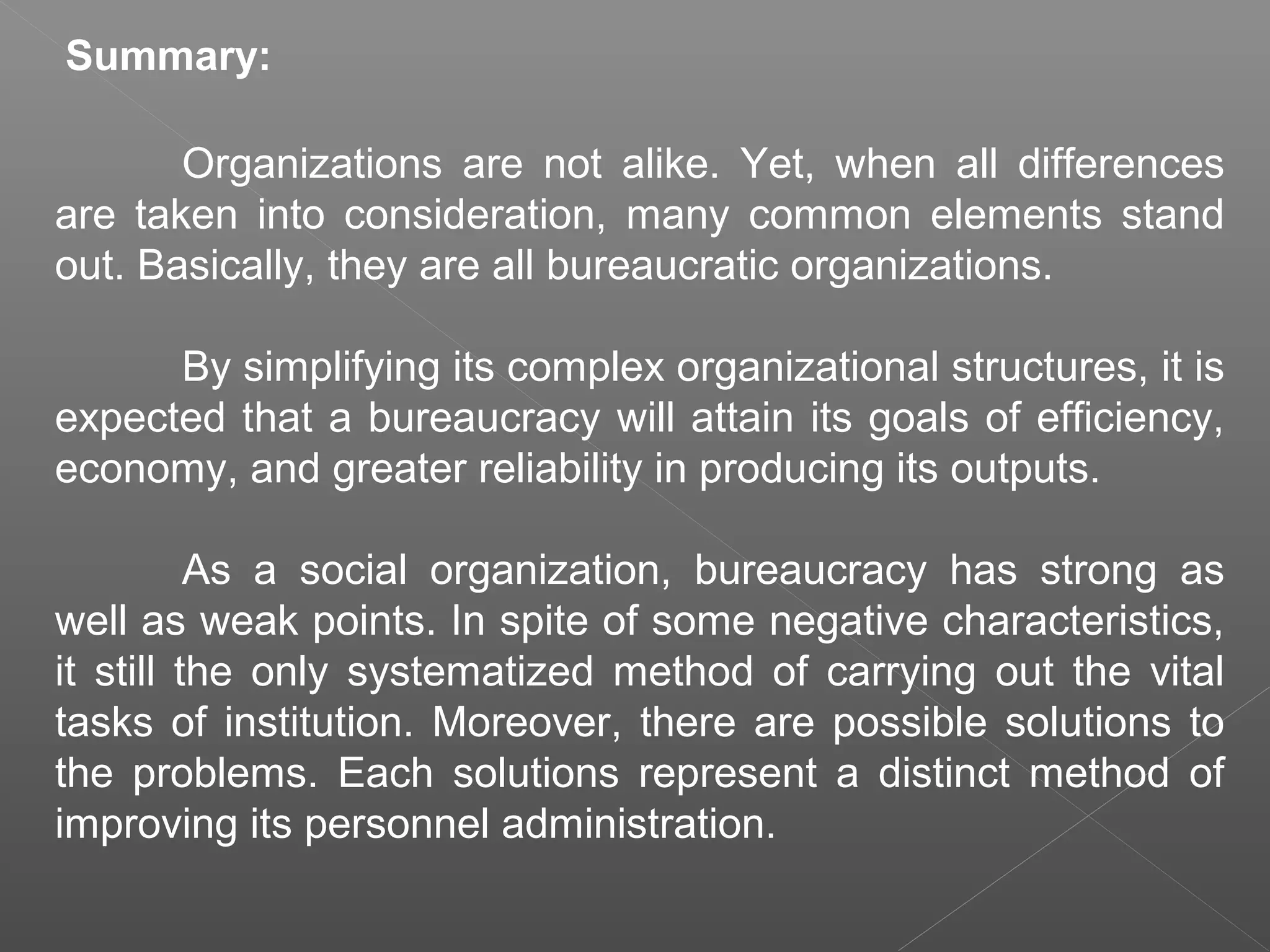 Bureaucracy and phil govt | PPT