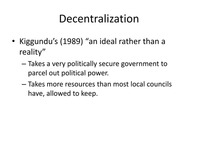 Development Management and Bureaucracy restraining and constraining ...
