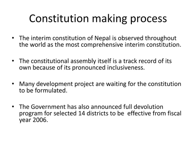 Development Management and Bureaucracy restraining and constraining ...