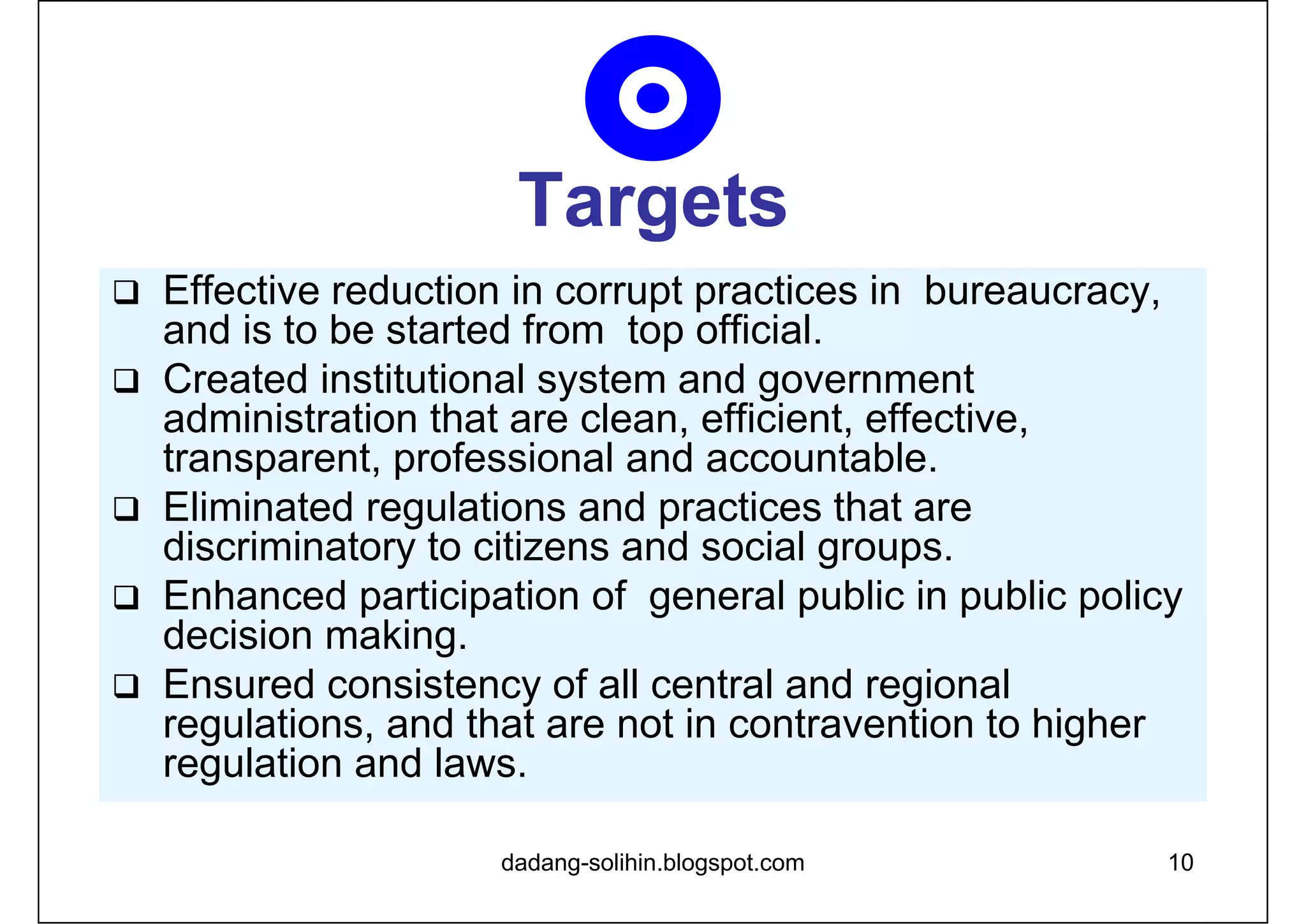 Bureaucratic Reform Road Map | PDF