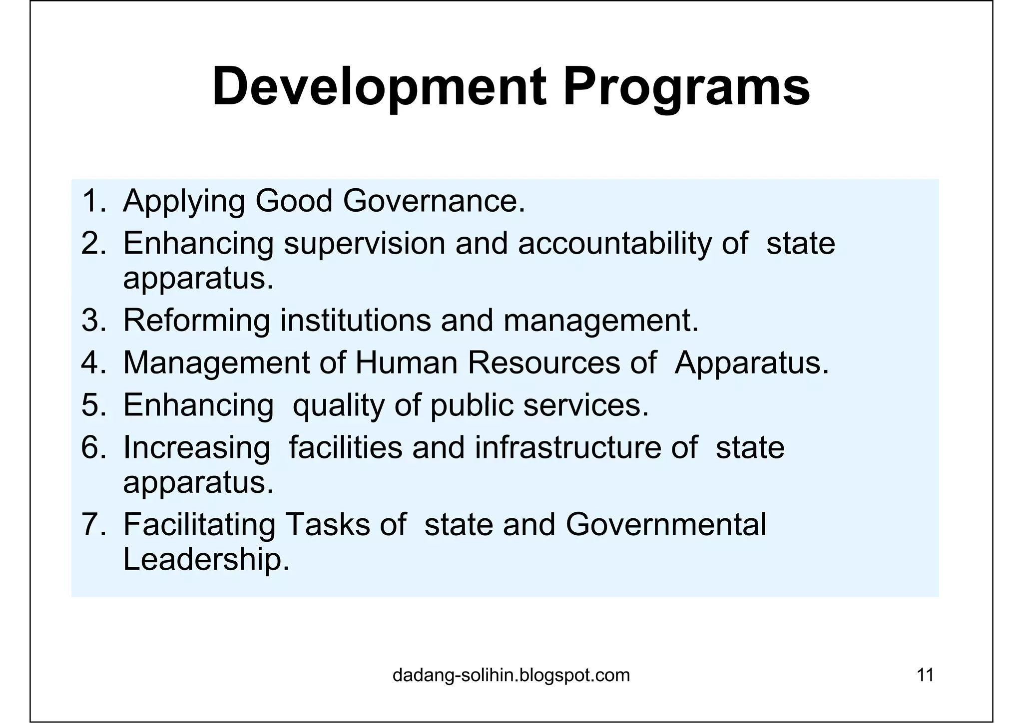 Bureaucratic Reform Road Map | PDF