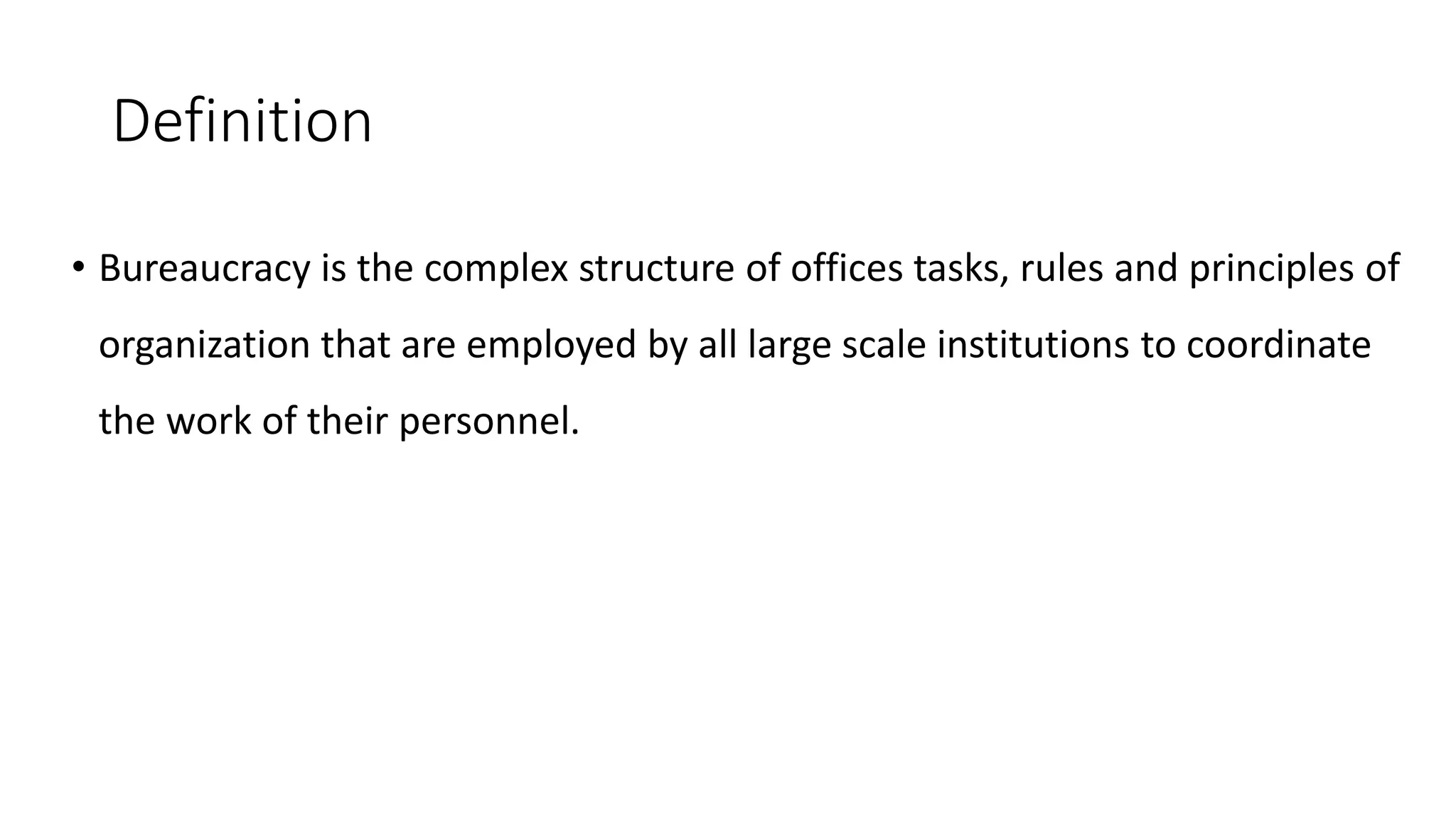 Bureaucratic managemet hkb | PPTX | Business | Business and Finance