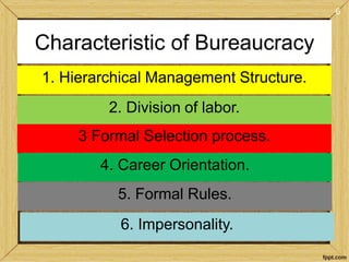 Bureaucracy Structure