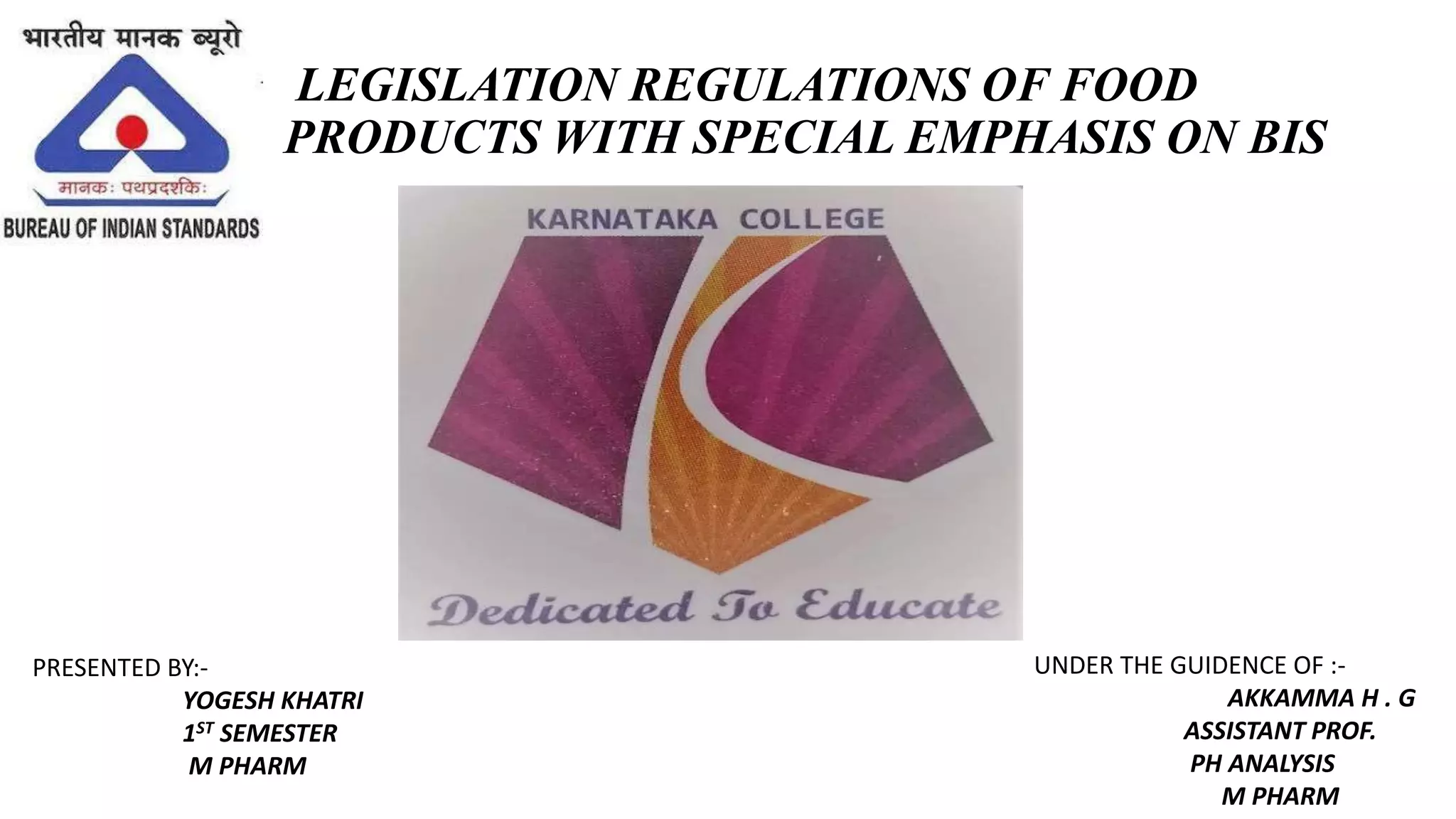 Bureau of indian standard | PPTX